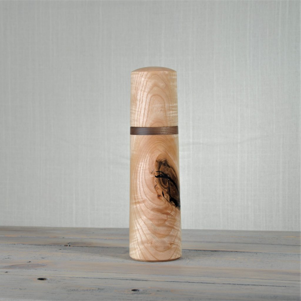 Salz- Pfeffermühle aus Esche mit Ast - TwinWood